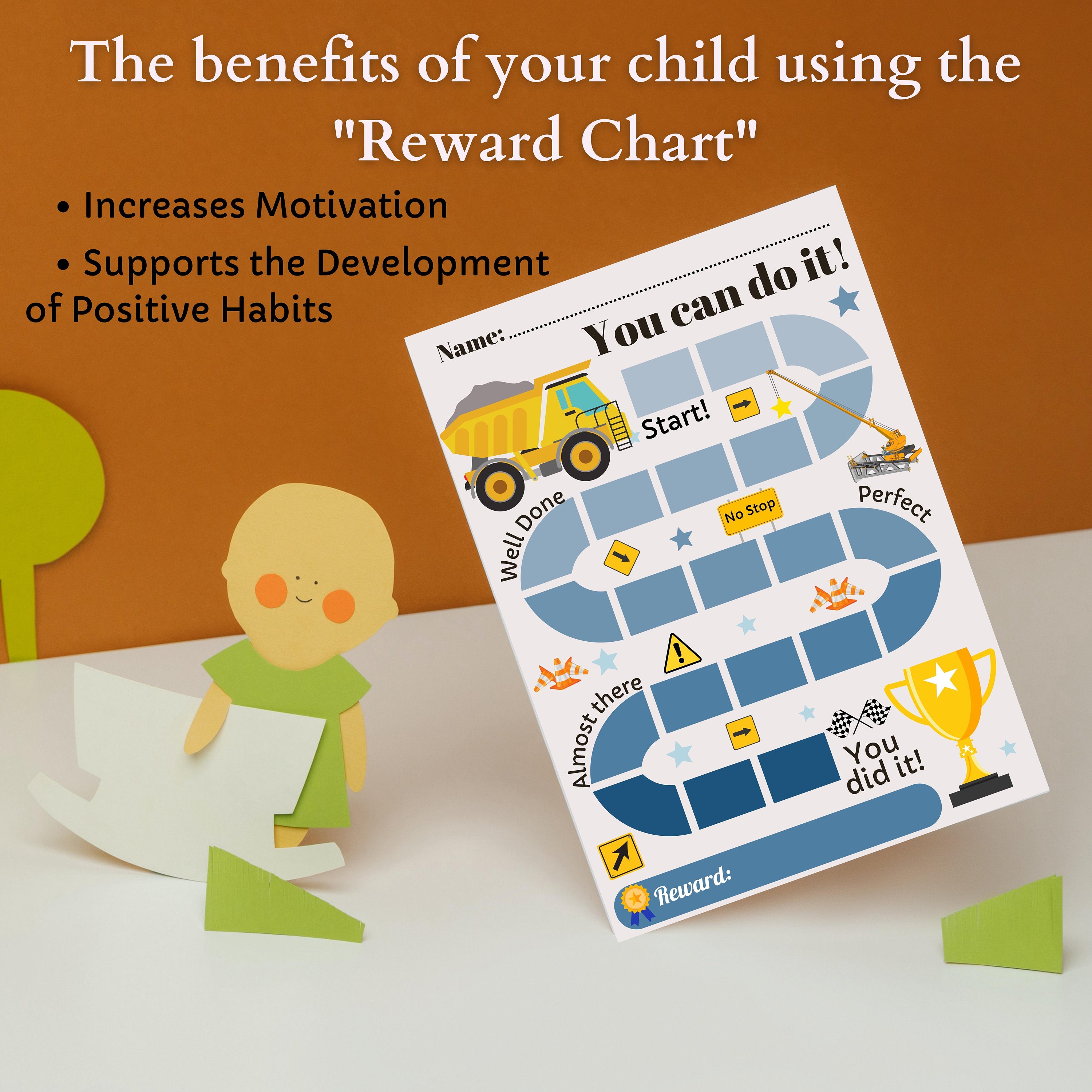 Truck Reward Chart Boys Reward Chart Printable Chore Chart - Etsy