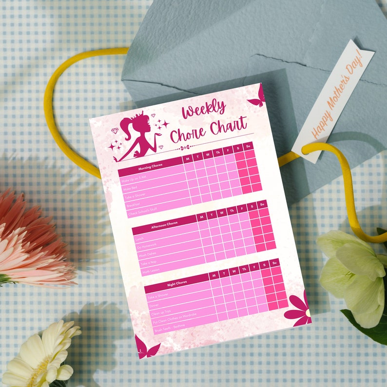 Barbie Princess Chore Chart , Positive Reinforcement for Girls ...