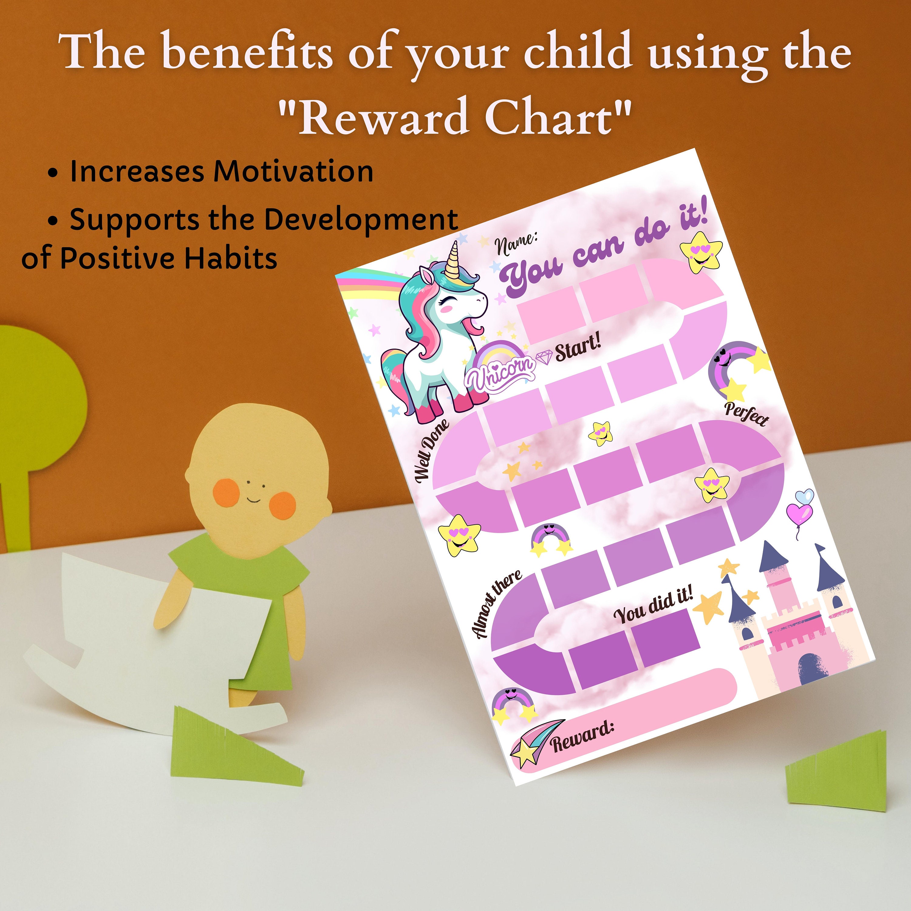 Unicorn Reward Chart | Printable Unicorn Behavior Chart | Daily Chore ...