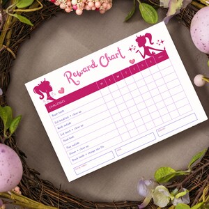 Barbie Princess Chore Chart , Positive Reinforcement for Girls ...
