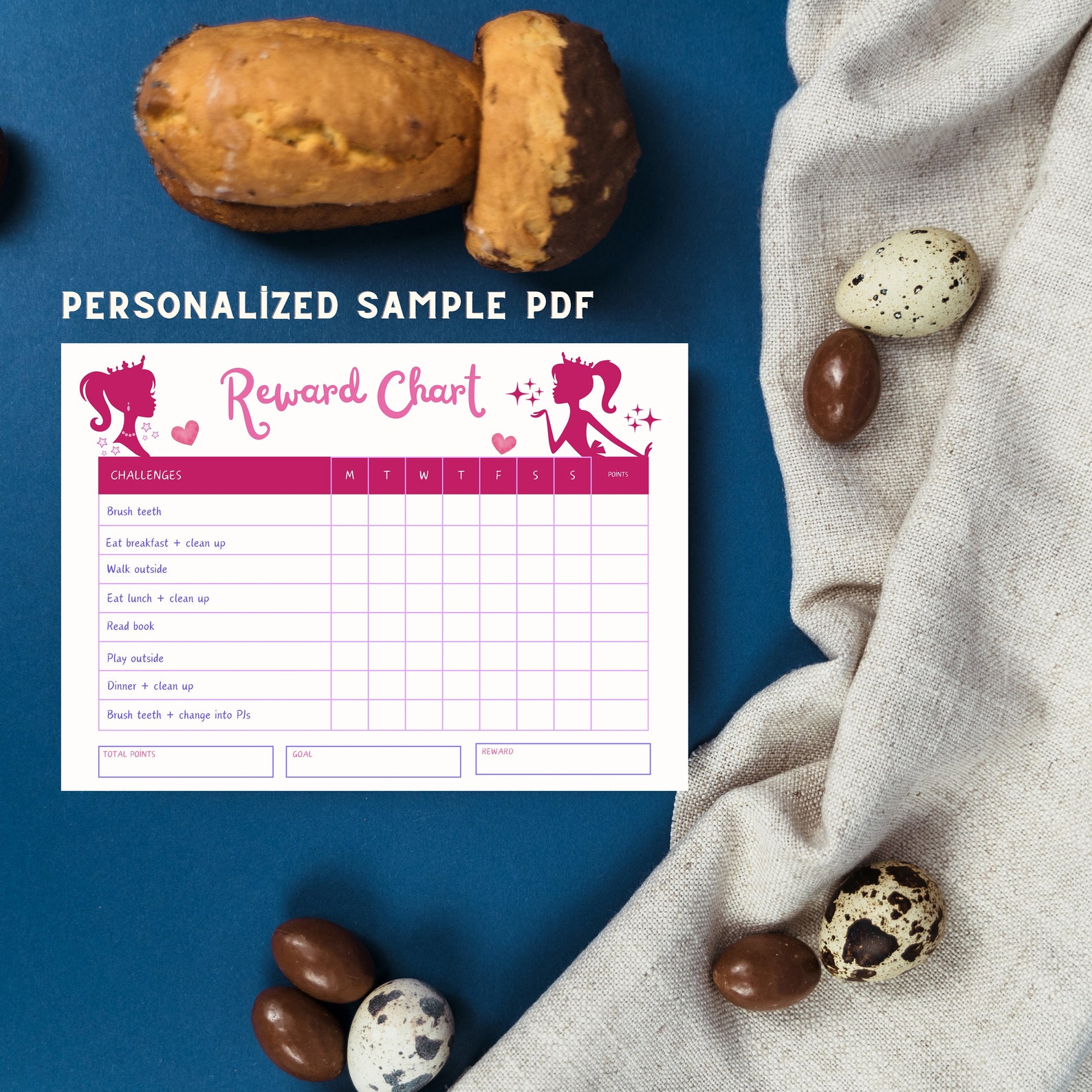 Barbie Princess Chore Chart , Positive Reinforcement for Girls ...