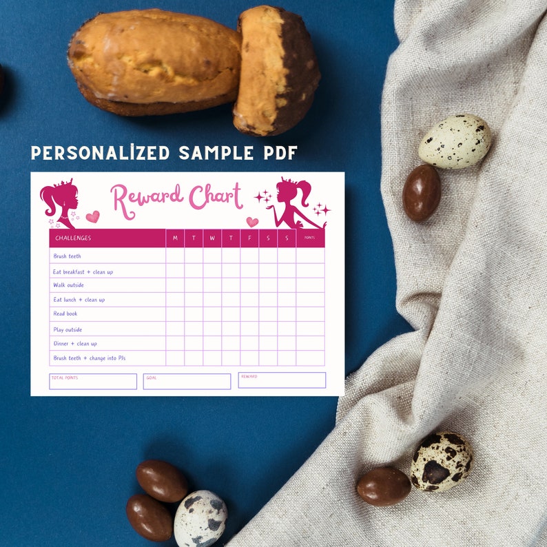 Barbie Princess Chore Chart , Positive Reinforcement for Girls ...