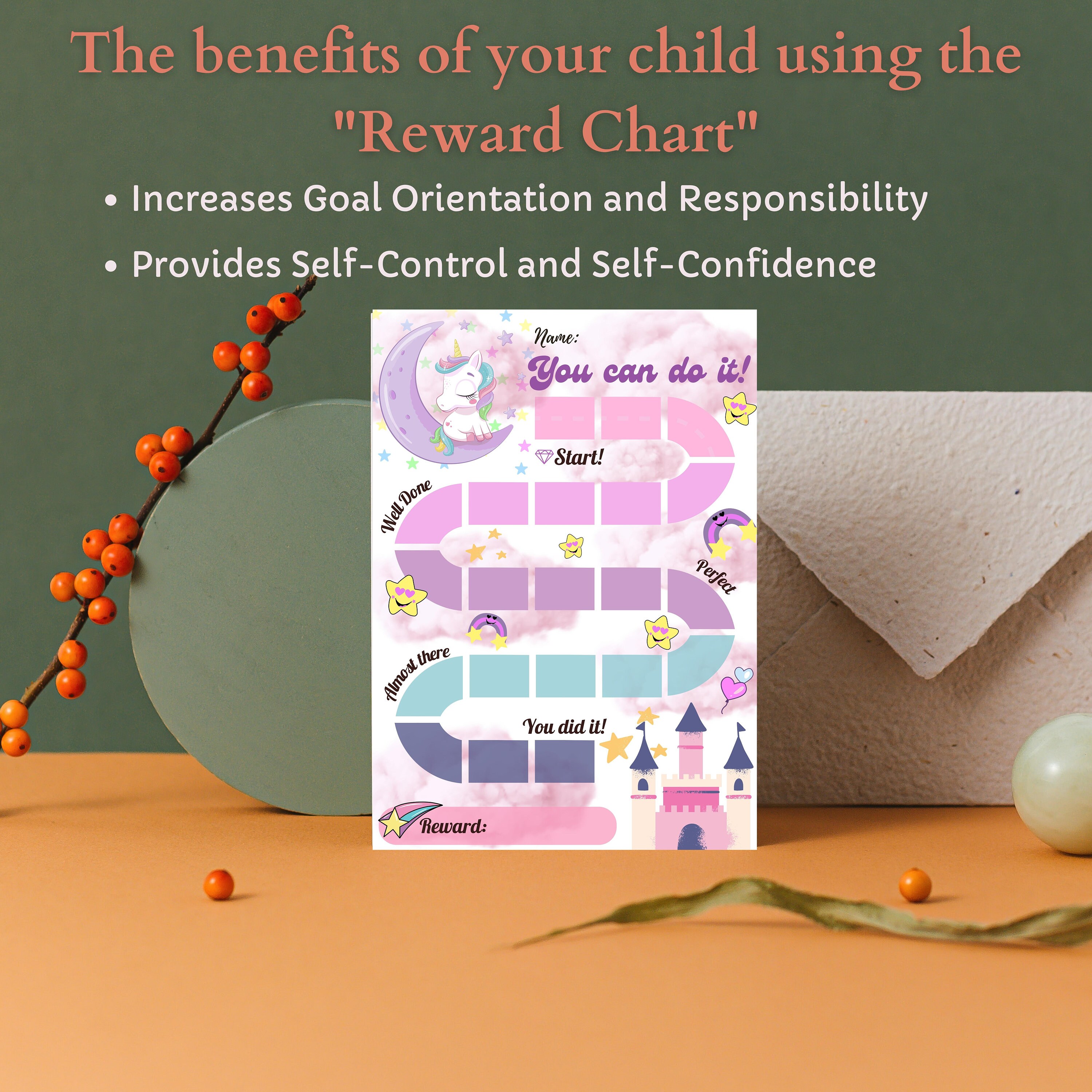 Unicorn Reward Chart Printable Unicorn Behavior Chart Daily Chore Chart ...