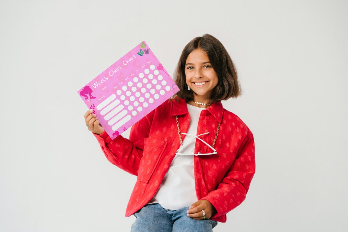 Barbie Princess Themed Educational Reward Chart Motivational - Etsy