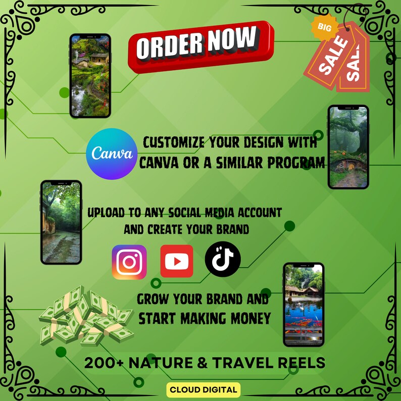 200 Nature and Travels Viral Reels Clips for Tiktok - Etsy
