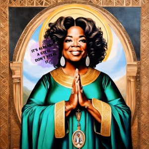 Desktop Deities: Oprah - Etsy