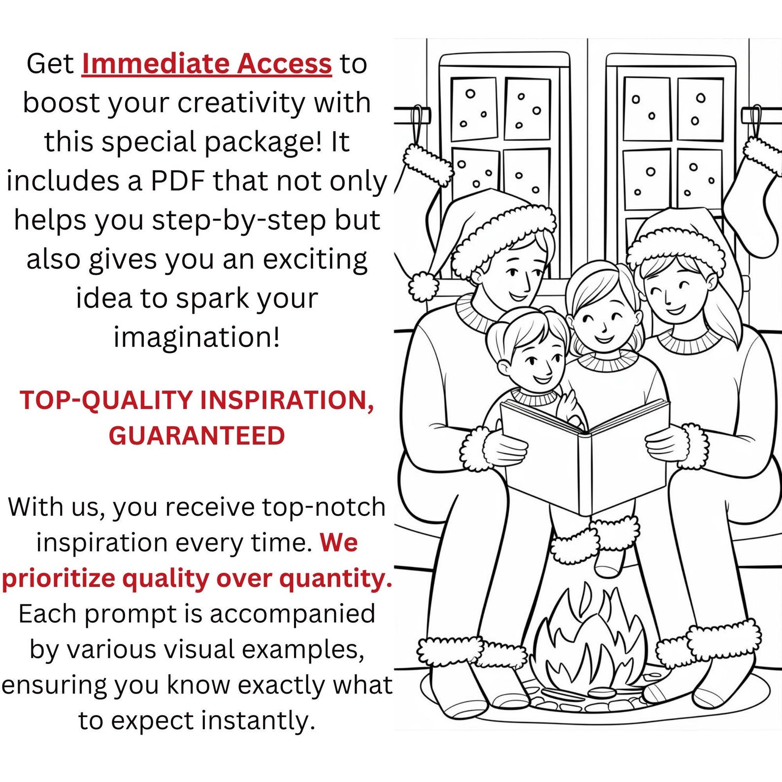 999+ Ideogram AI Prompts for Christmas Coloring Pages Popular Now ...