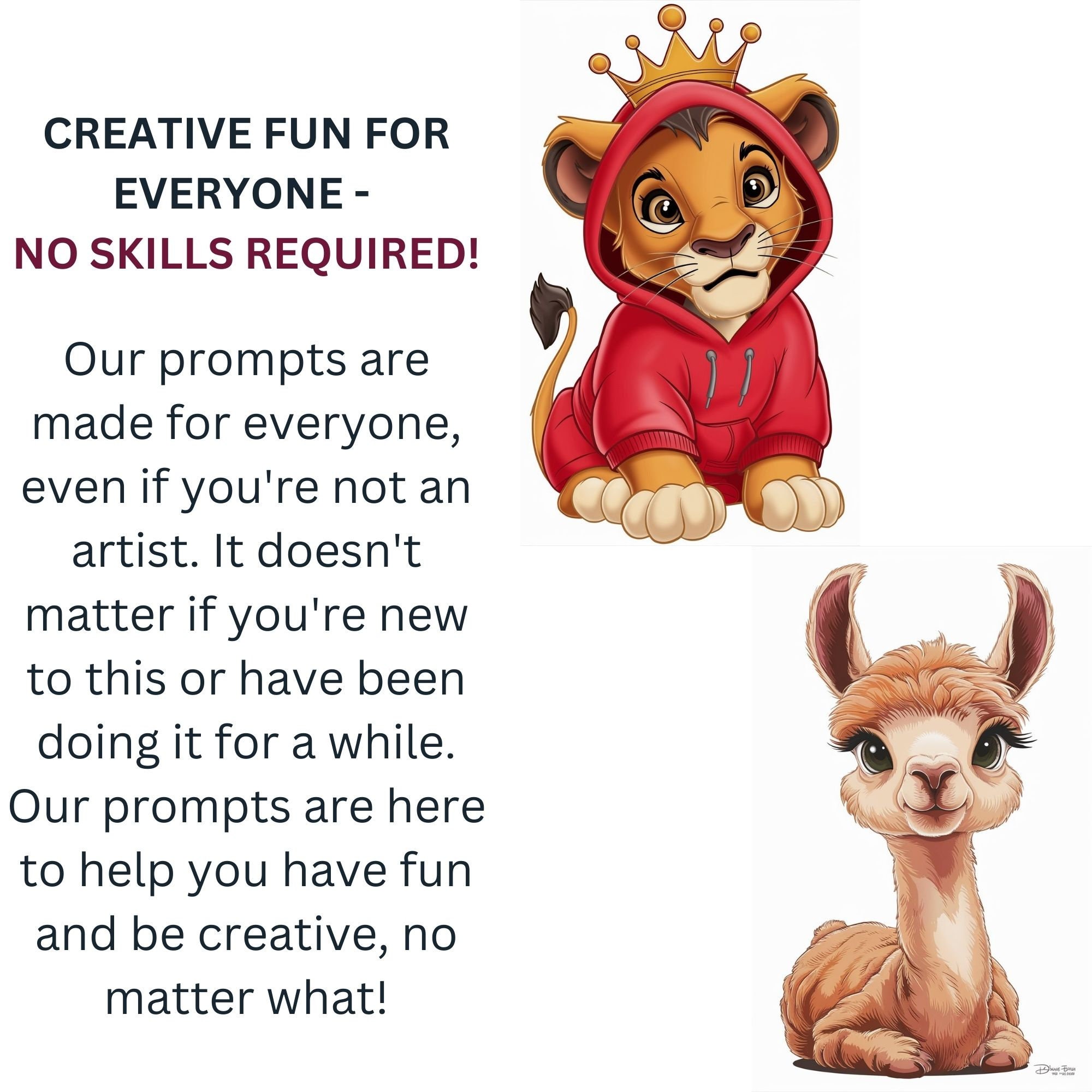 999 Popular Now Ideogram Prompts for Creative Projects Charming Animal ...