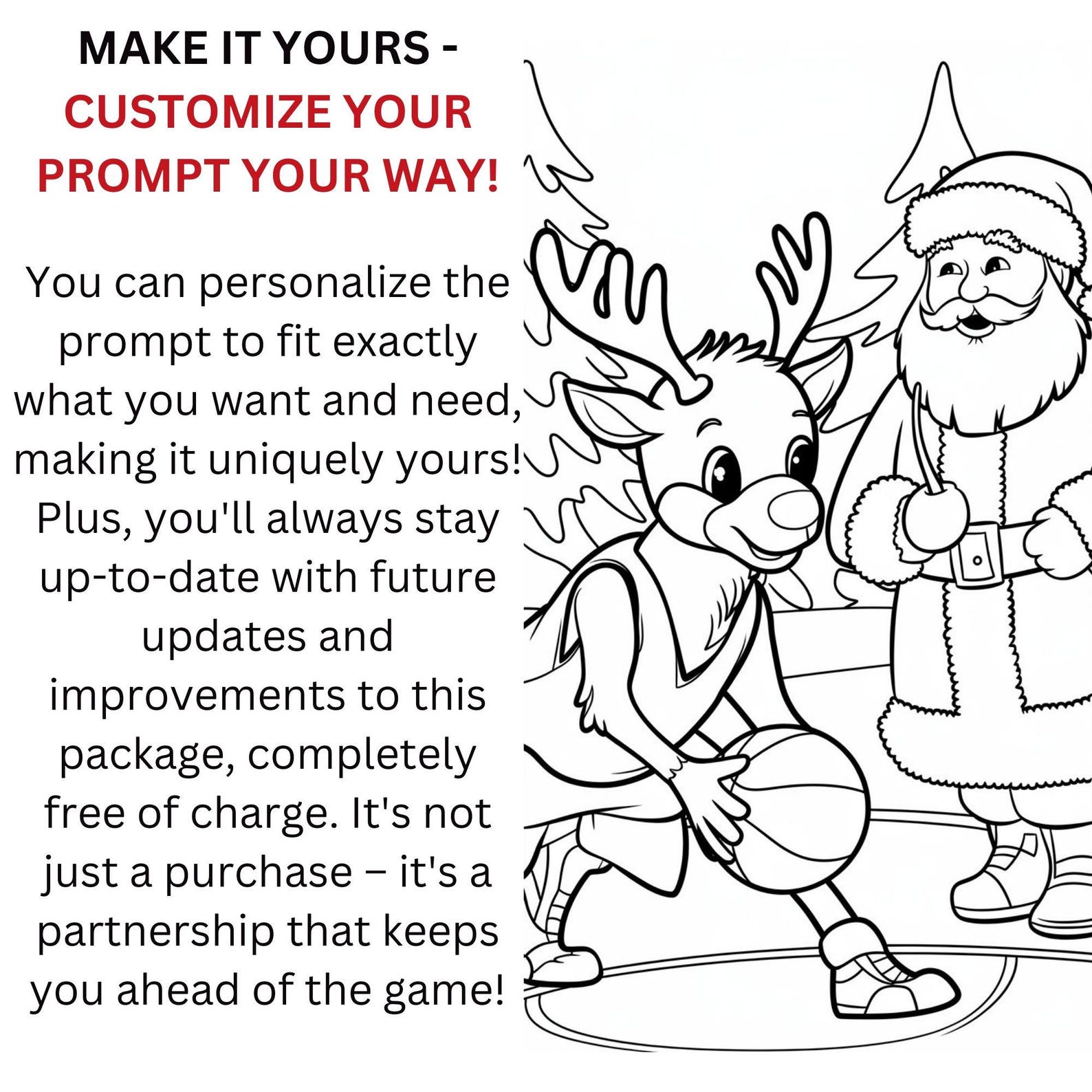 999+ Ideogram AI Prompts for Christmas Coloring Pages Popular Now ...