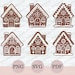 Gingerbread House SVG Bundle, 9 Gingerbread House Clipart, Christmas ...