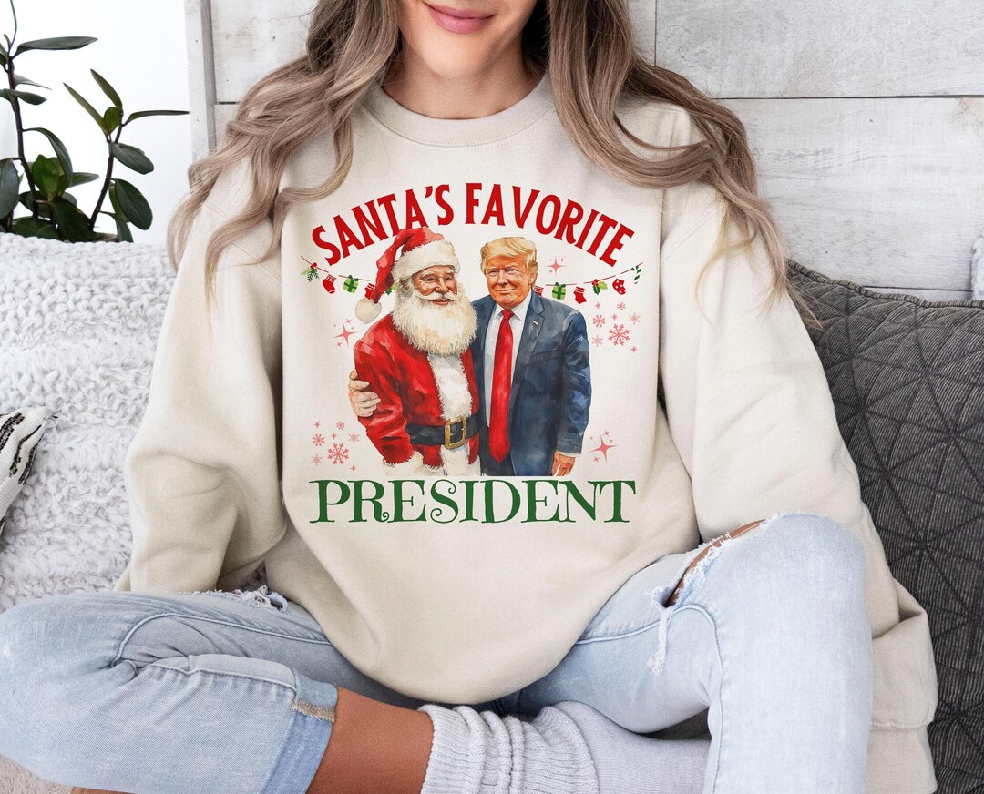 Santa's Favorite President Trump Png, Christmas Trump Clipart PNG ...