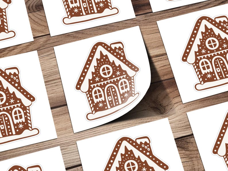 Gingerbread House SVG Bundle, 9 Gingerbread House Clipart, Christmas ...