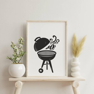 Grilling SVG Bundle, BBQ Grill Svg, Barbeque Clipart, Grill Outline Svg ...