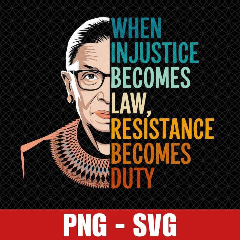 Rbg Svg - Etsy