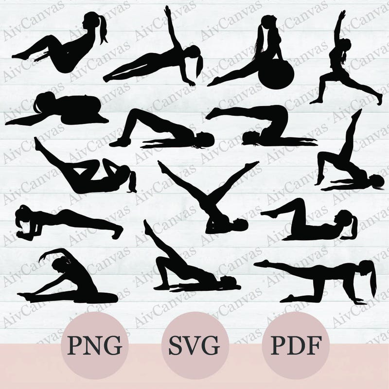 Svg Pilates Instructor - Etsy