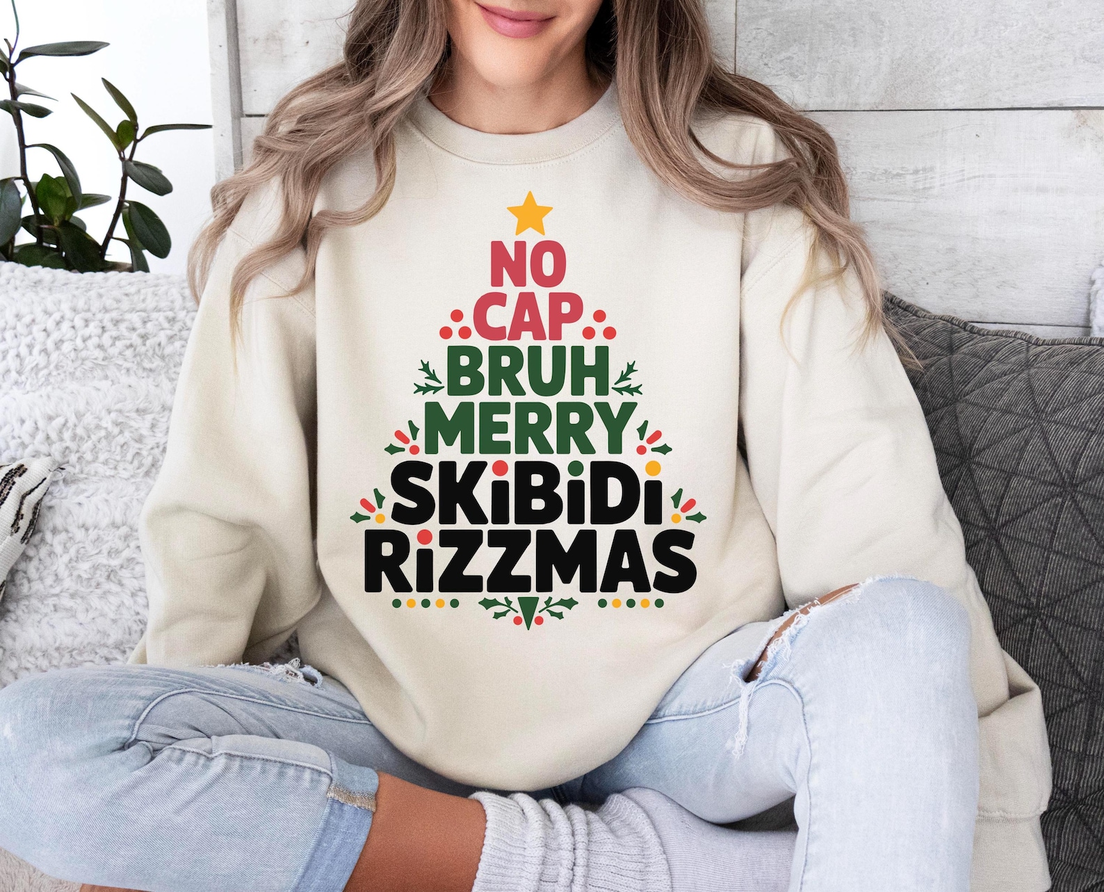 No Cap Bruh Merry Skibidi Rizzmas Svg Png, Skibidi Rizzmas Svg, Merry ...