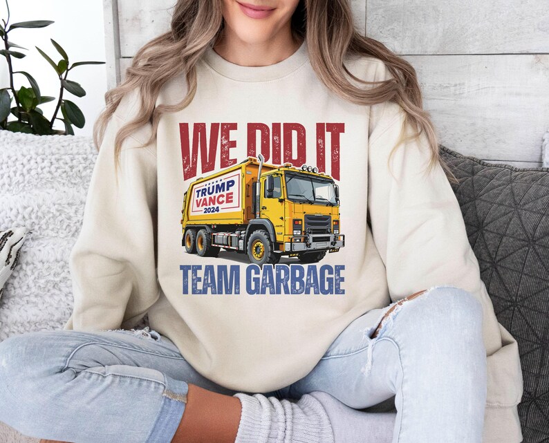 We Did It Team Garbage 2024 Png, MAGA Png, Trump Vance Team Garbage Png ...
