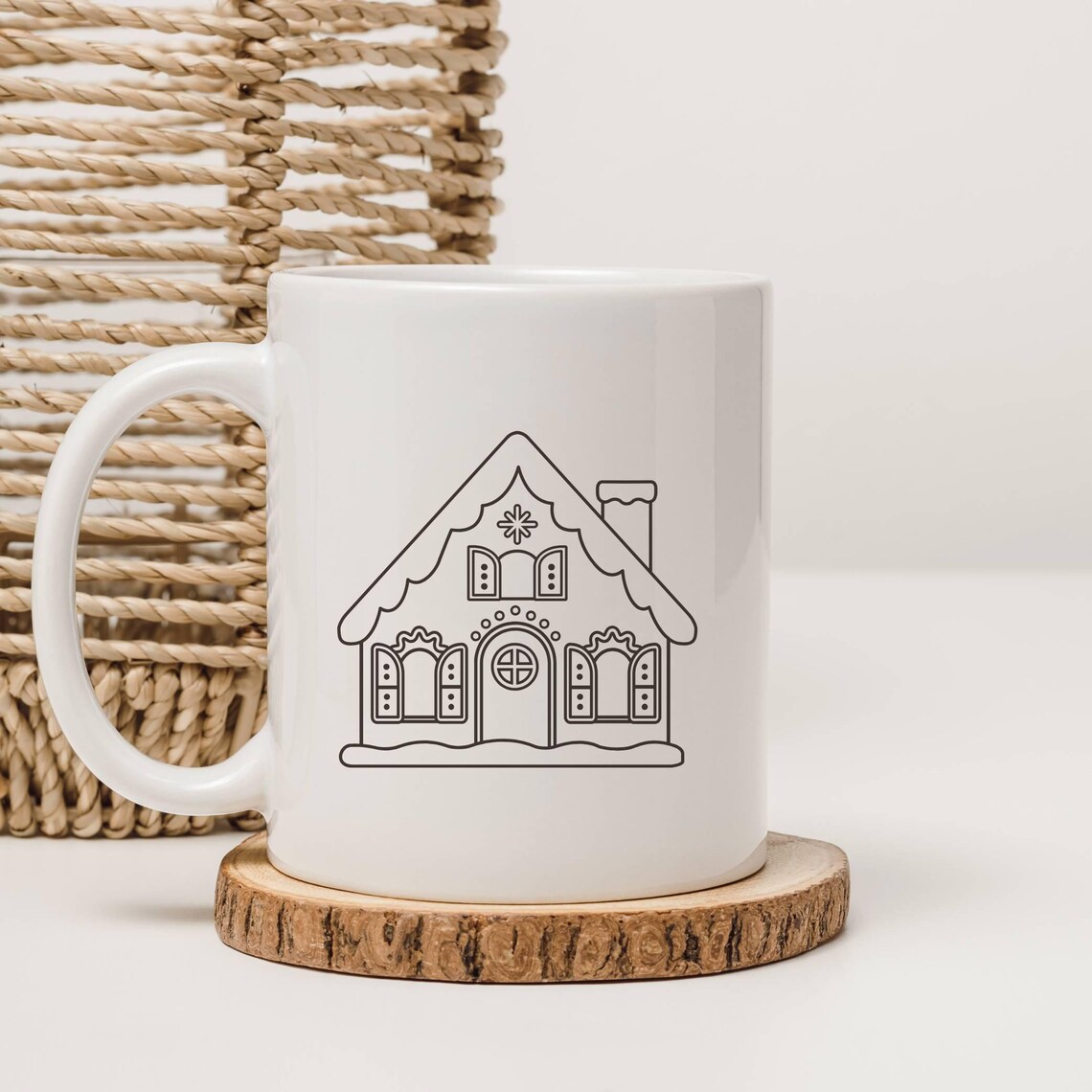 Gingerbread House SVG Bundle, 6 Gingerbread Outline Clipart, Christmas ...