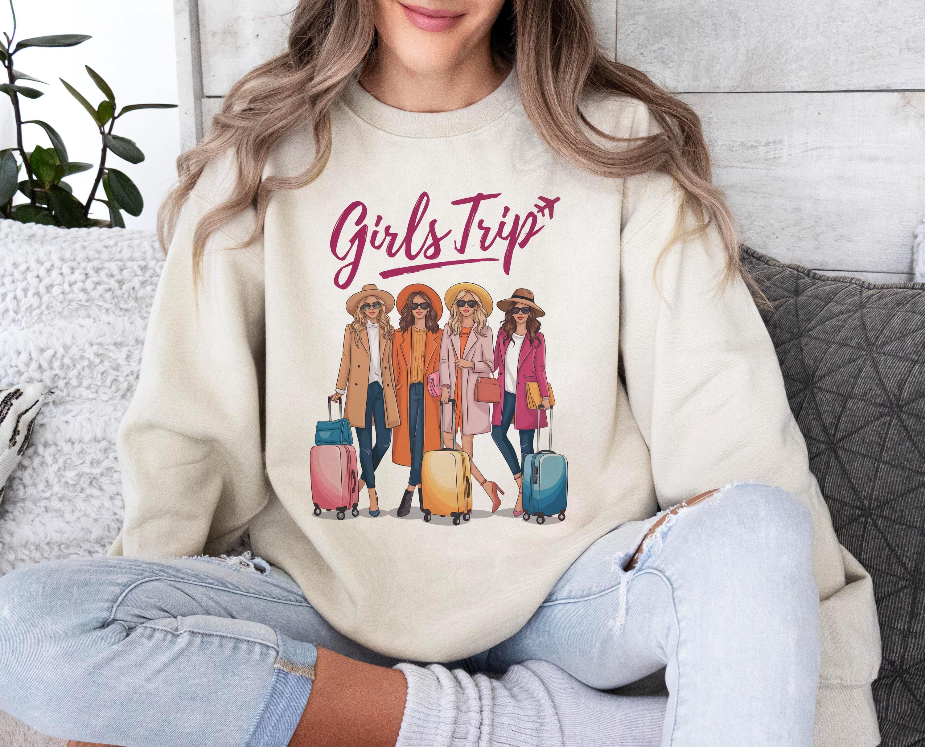 Girls Trip Clipart Png Bundle, Girls Weekend Png, Girls Vacation ...