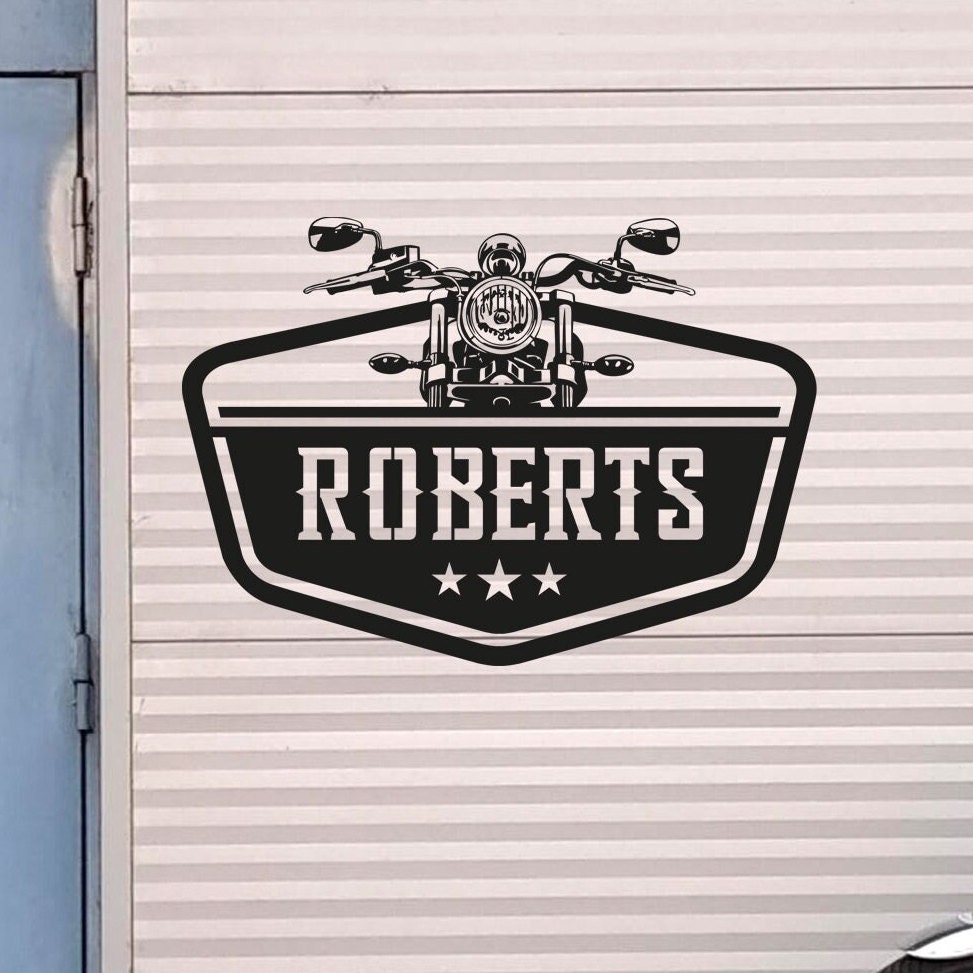 Customizable Chopper Star Sign Personalized Motorbike - Etsy