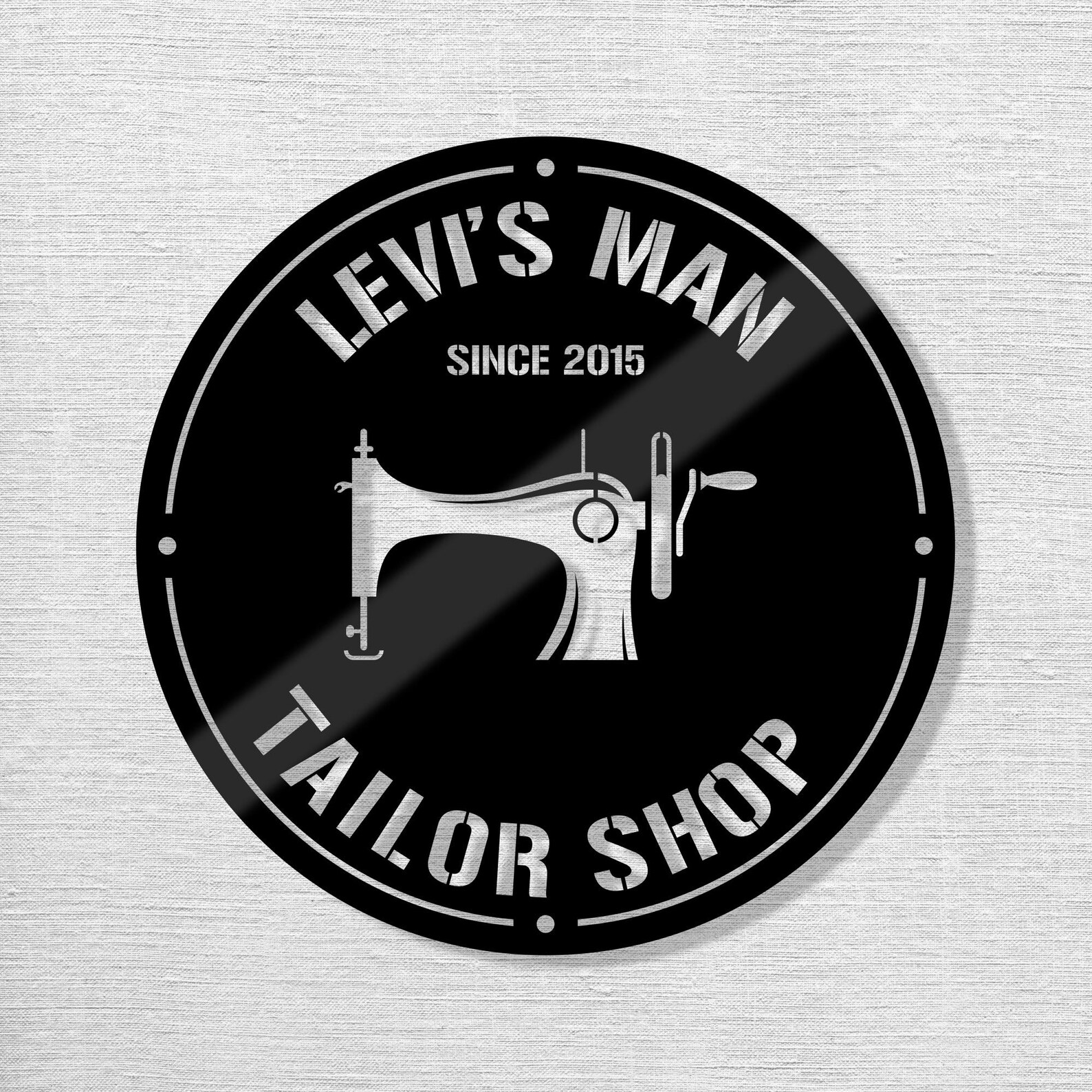 Custom Metal Tailor Shop Sign – Personalized Sewing Studio Decor - Etsy