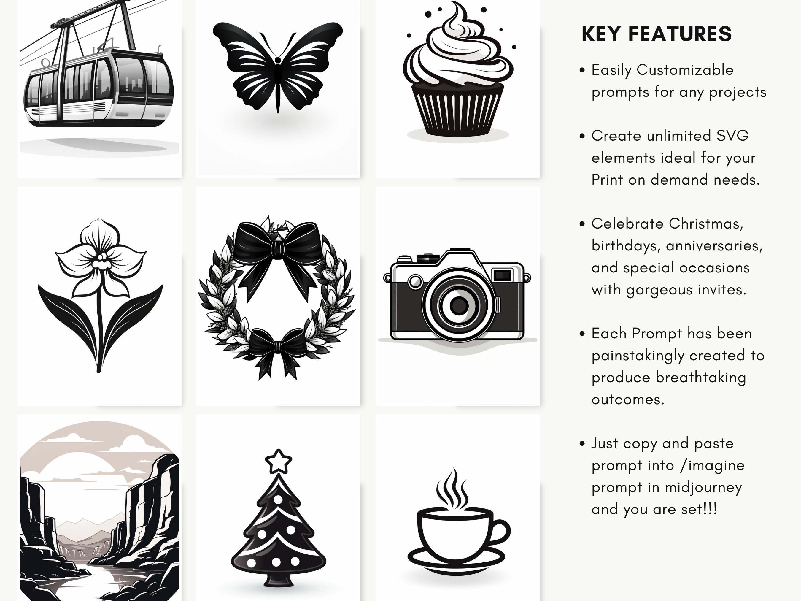 250+ Midjourney Prompt for SVG Illustrations, Ai Art for Vector Image ...