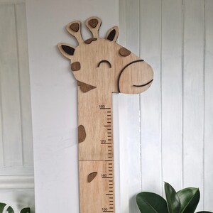 Handmade Giraffe Growth Chart Personalised Name - Etsy