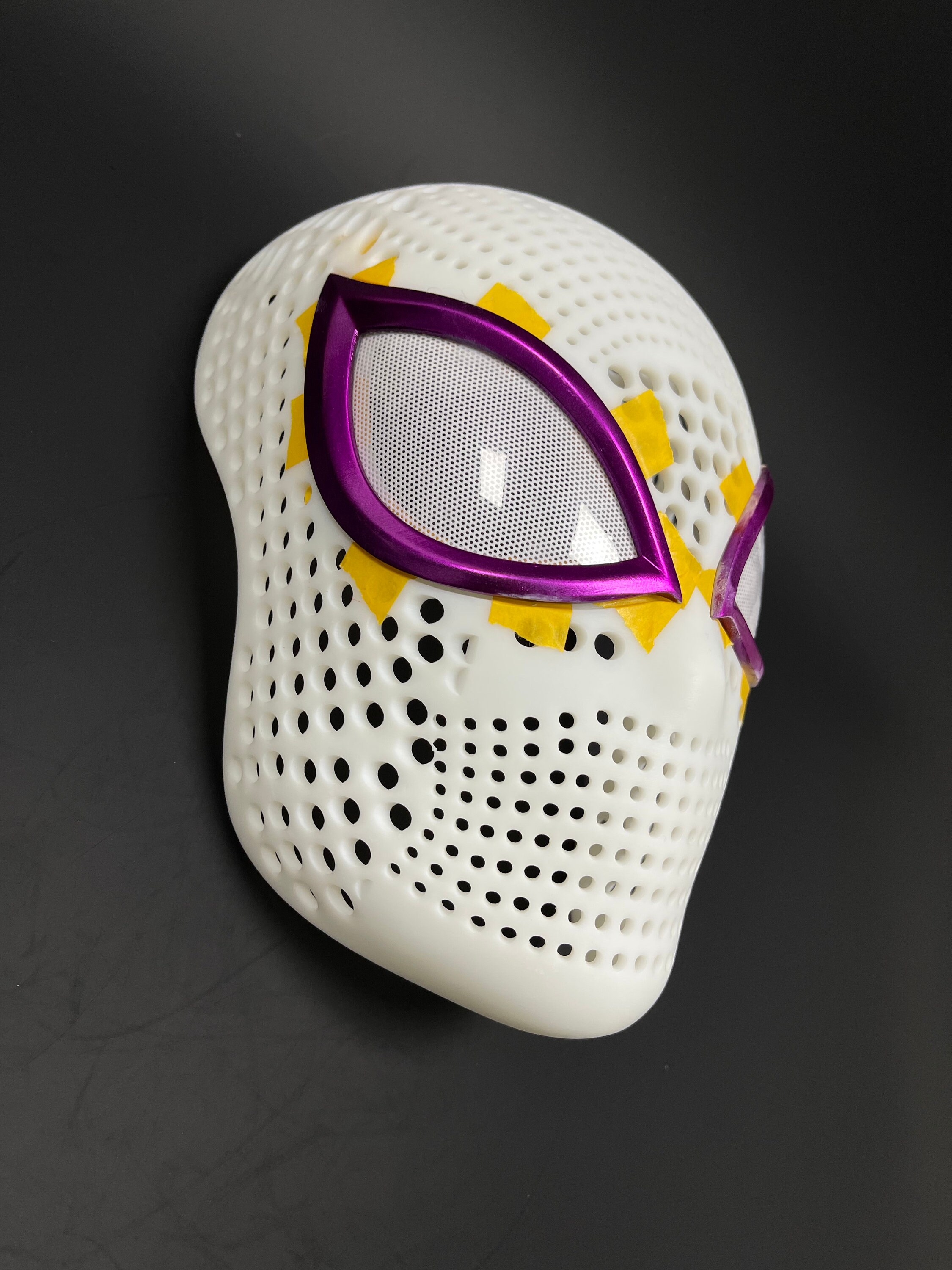 Spider-gwen Spider-man 3D Faceshell and Lenses - Etsy