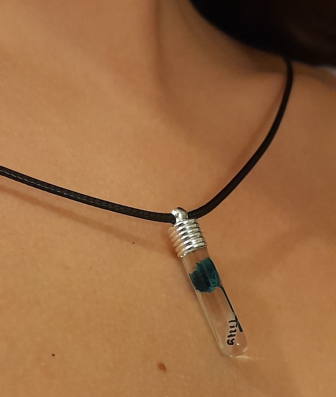 Name on Rice, Rice Necklace, Rice Jewellery, Unique Gift, Personalised ...