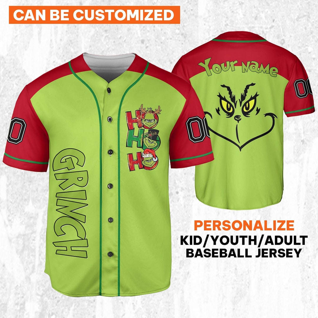 Custom the Grinch Green Face - Etsy