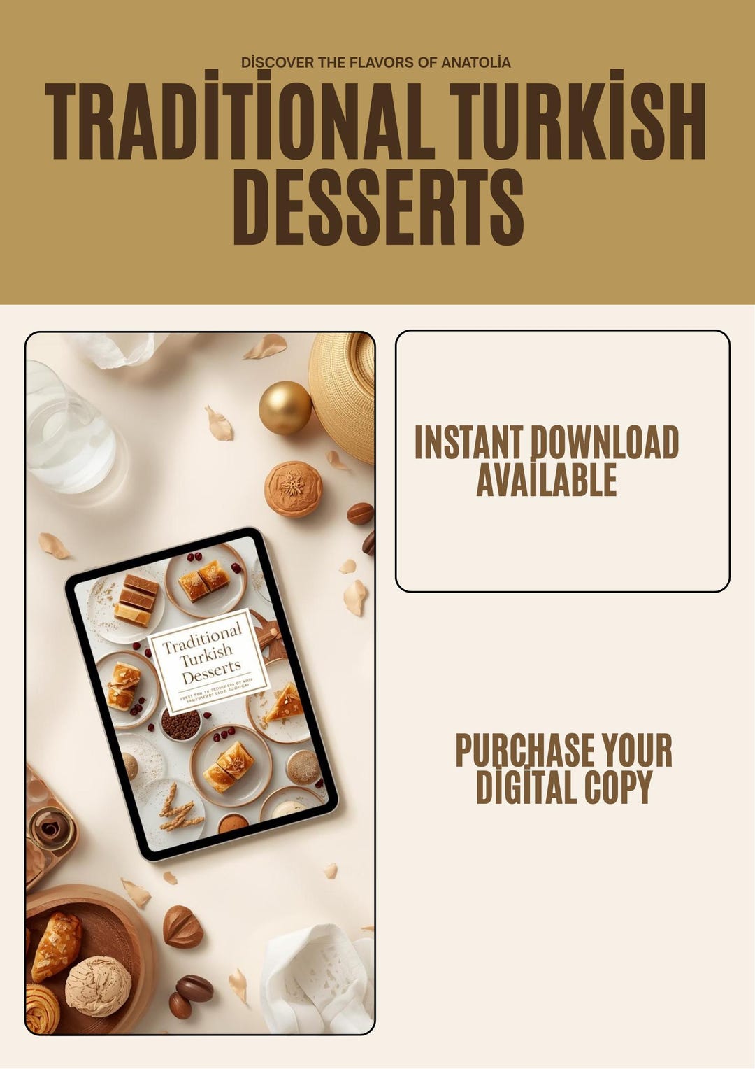 Traditional Turkish Desserts Recipe Book | Authentic Anatolian Sweets ...
