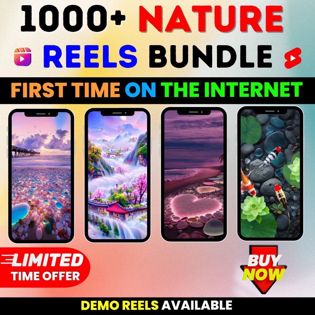 1200+ Nature Reels / Shorts Bundle With Bonus - Etsy