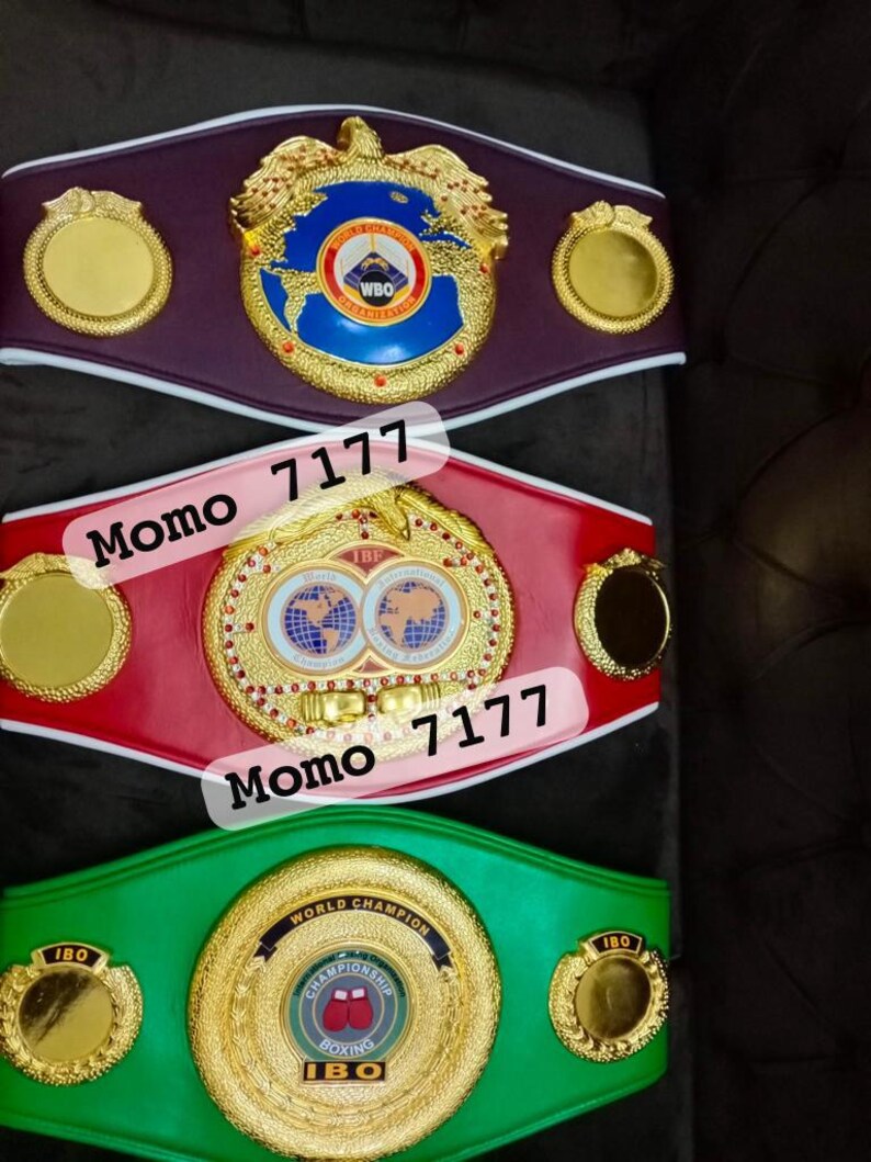 Wbc Wbo Ibf Wba Ibo Word Boxing Chanpionship Belt/five Boxing Belt/ Boxing Belt Set/five Belts ...