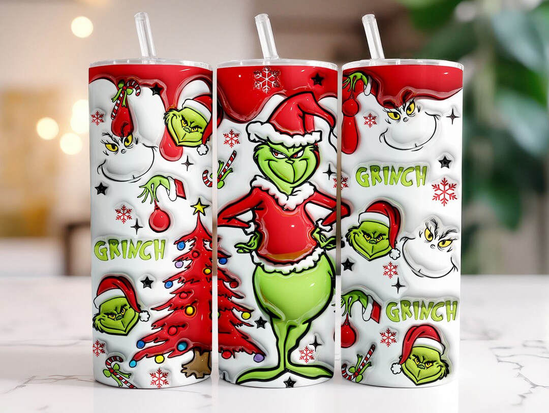 3D Inflado Rojo Navidad 20 Oz Flaco Vaso Png Santa Claus Png - Etsy España