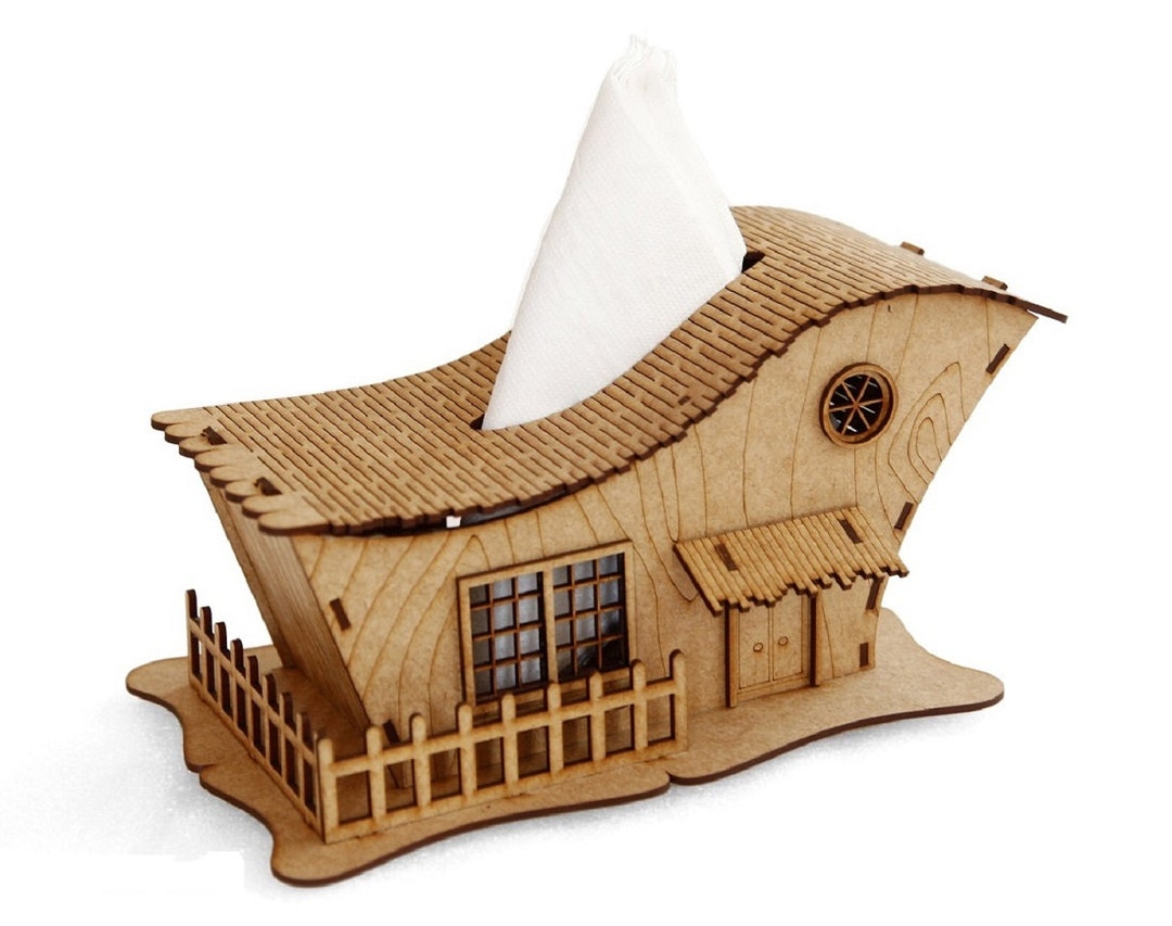 Wooden Tissue Box for Home Decoration,house Shaped Tissue Box,napkin ...