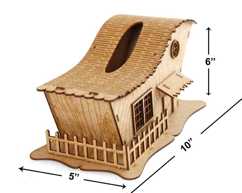 Wooden Tissue Box for Home Decoration,house Shaped Tissue Box,napkin ...
