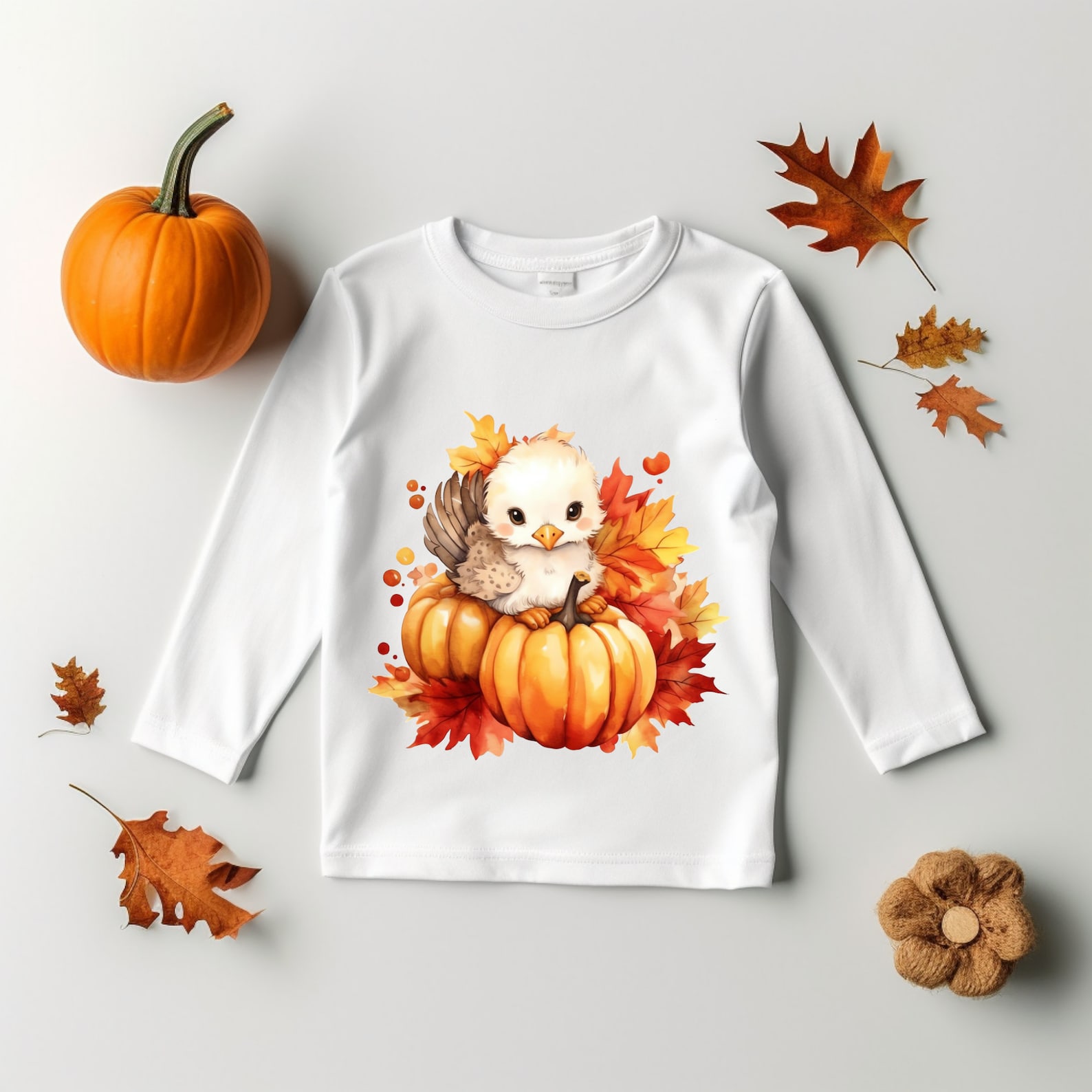 Watercolor Cute Turkey Png⎥thanksgiving Clipart⎥digital Stickers Fall ...