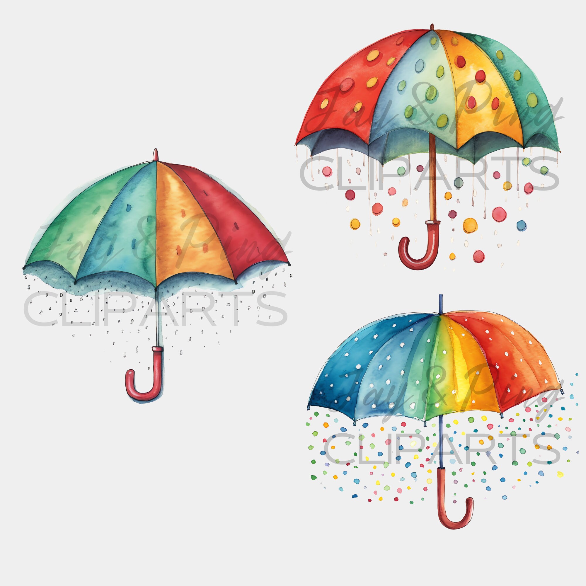 Watercolor Umbrella Clipart clipart Autumn Fallumbrella Pngrainy ...