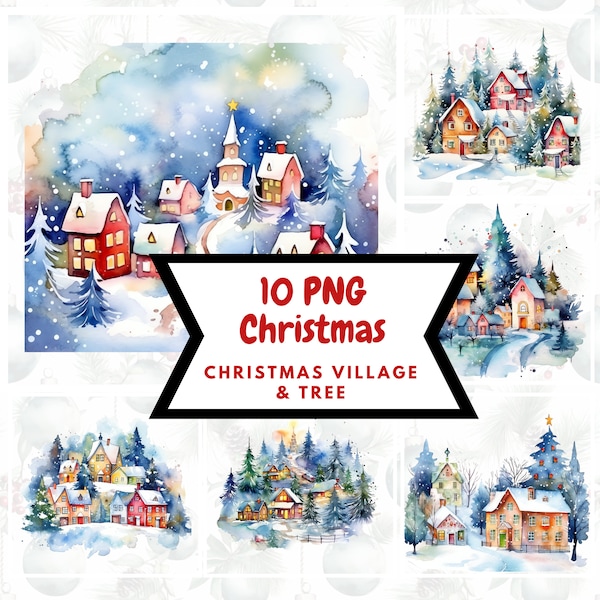 Winter Village - Etsy