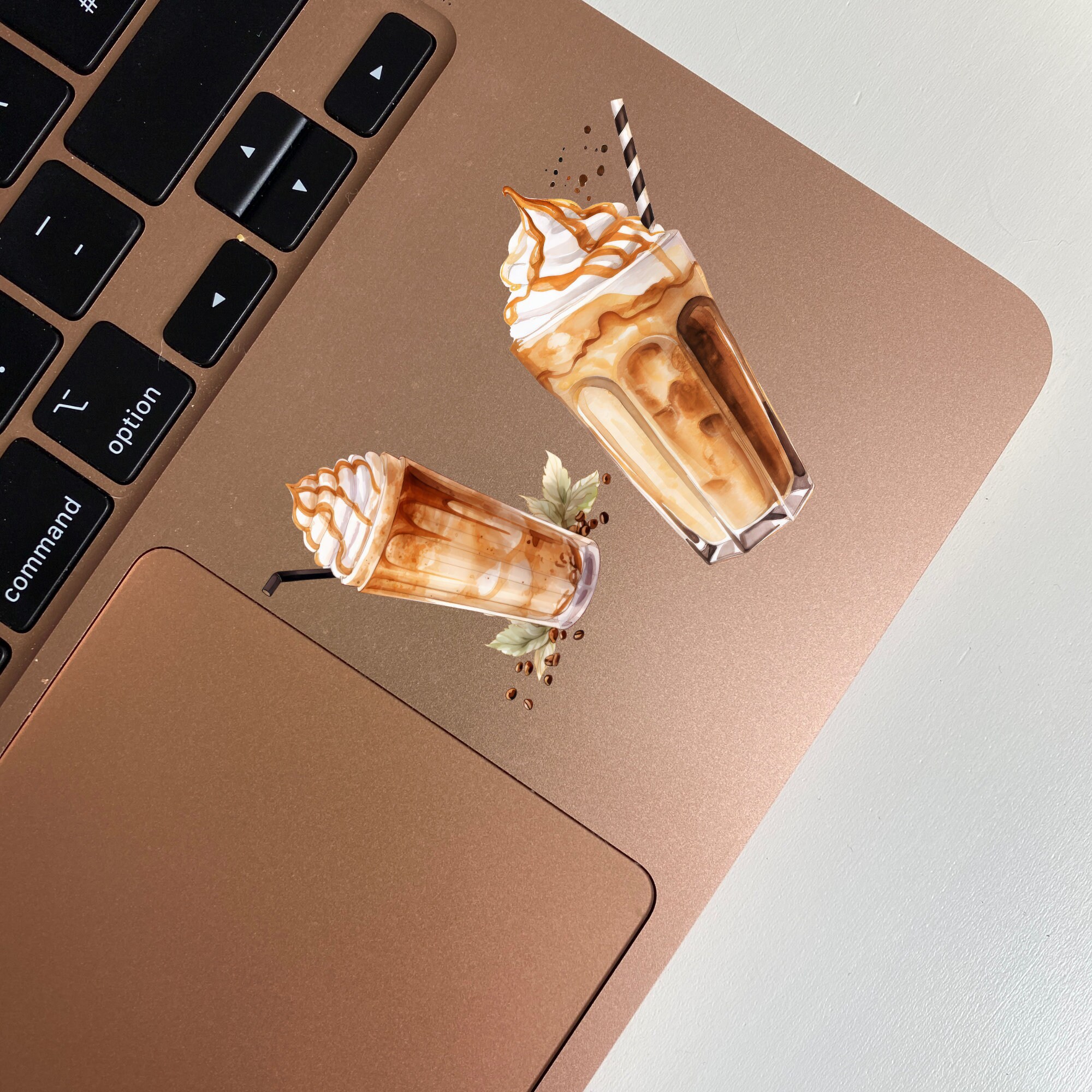 Watercolor Coffee Frappe Clipart Png⎥goodnotes Sticker⎥coffee ...