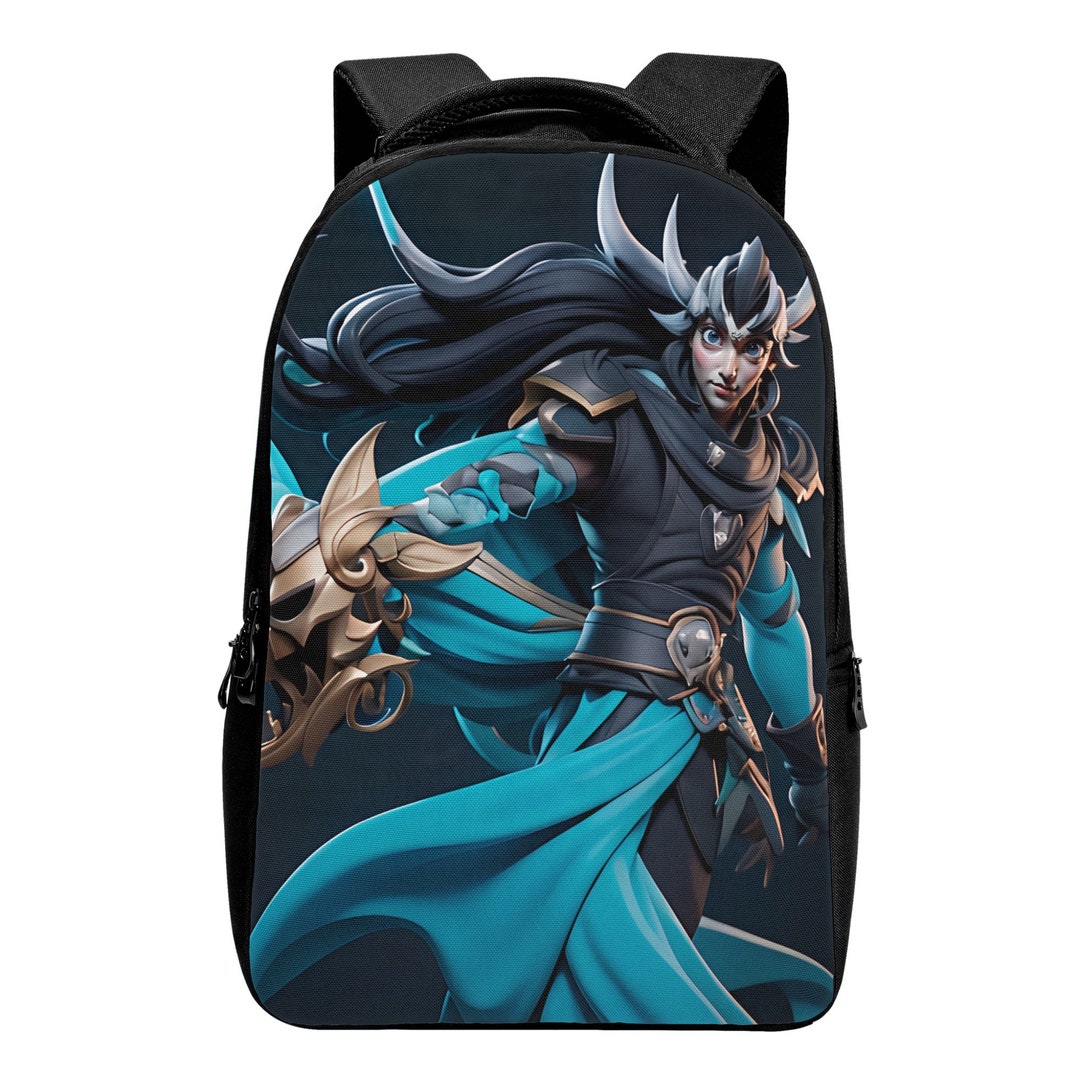 Blue Ghost Vigilante With a Golden Armor Laptop Backpack - Etsy