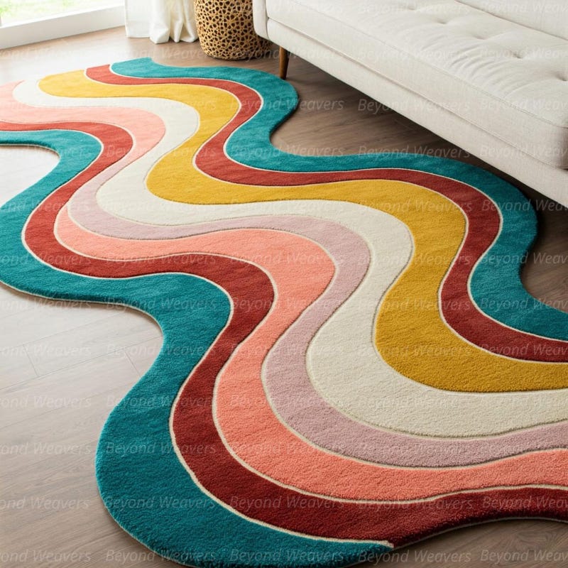Funky Rug - Etsy