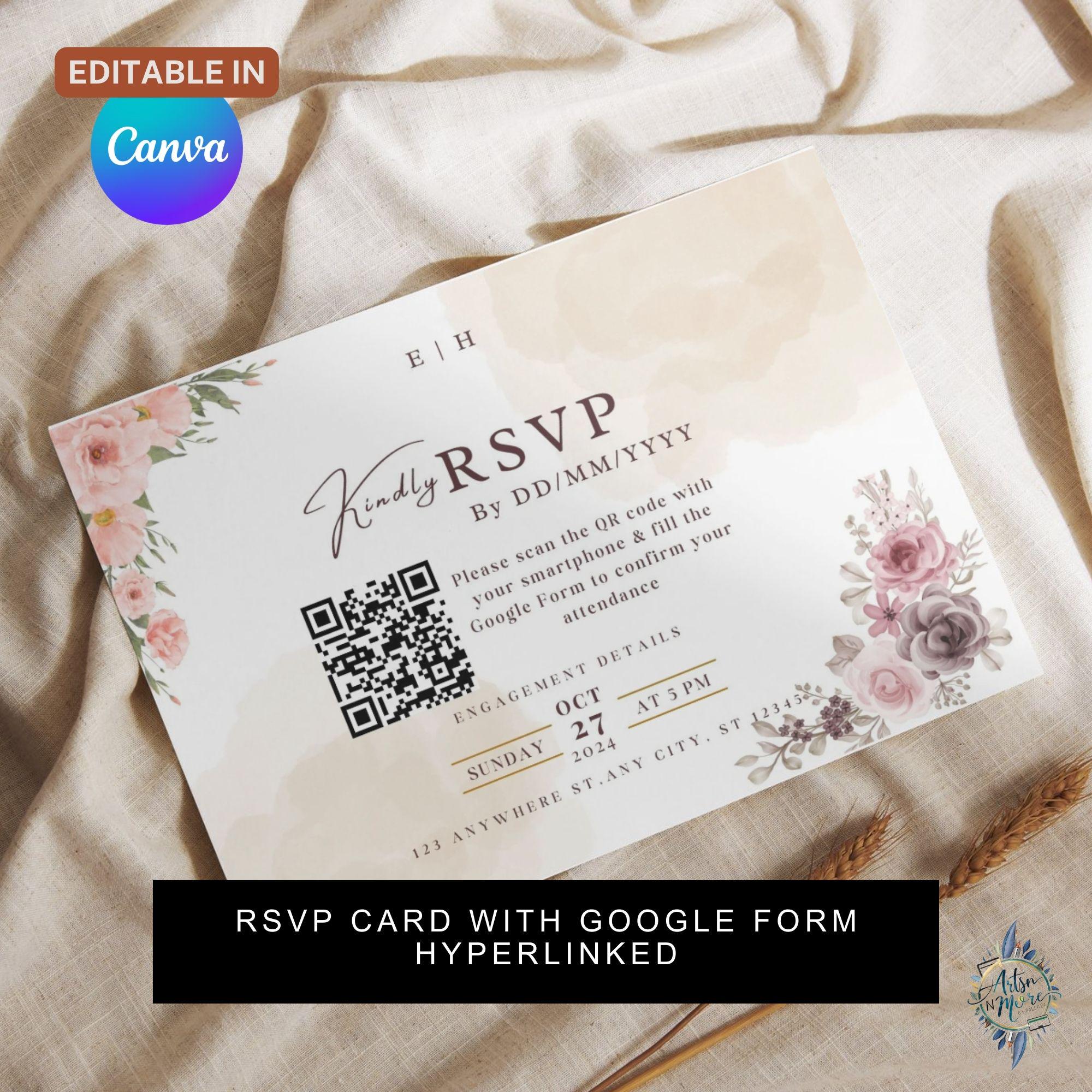 Engagement Invitation Template for Surprise Engagement Party Invite ...