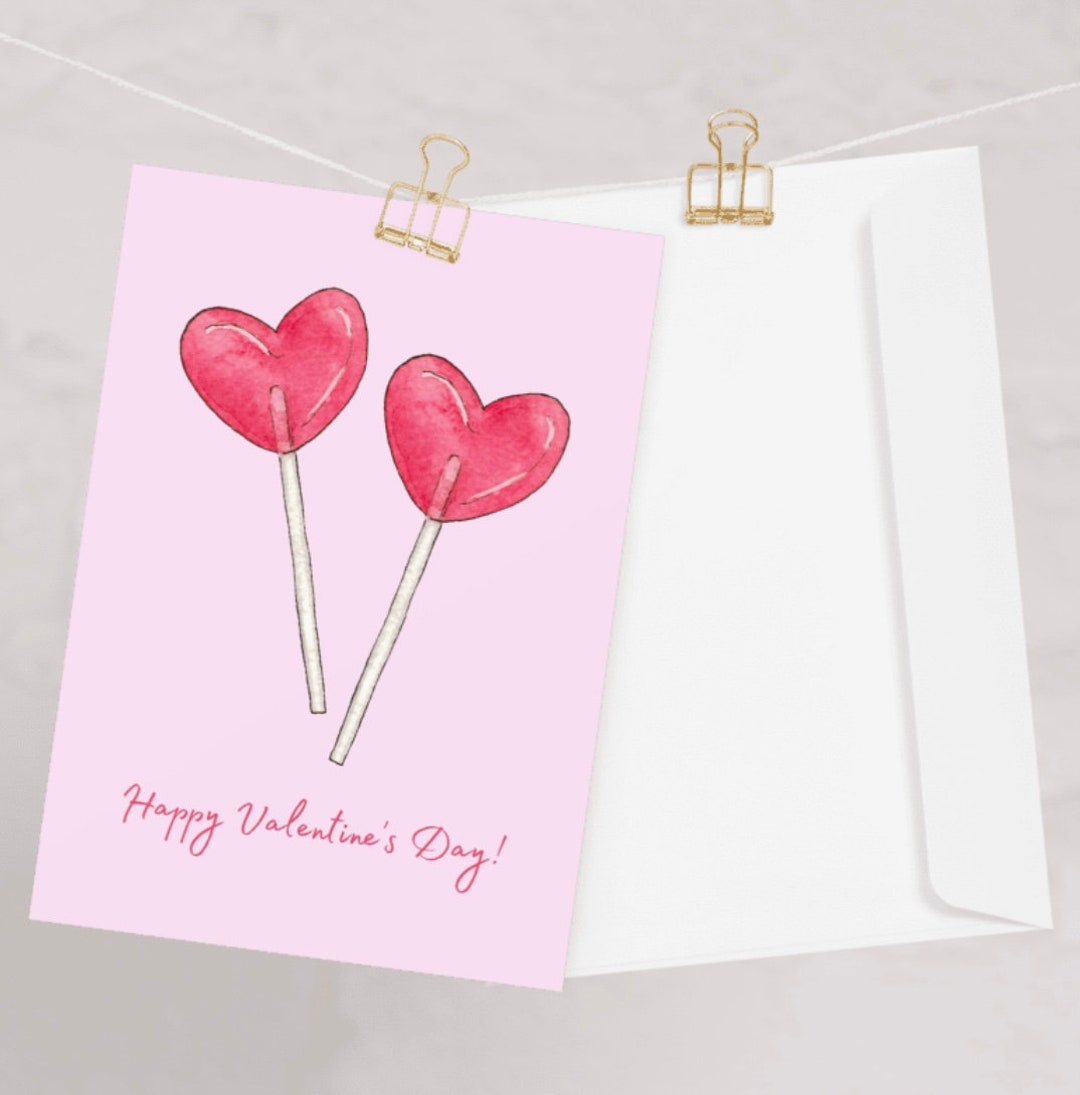 A5 Valentine's Day Card - Etsy UK