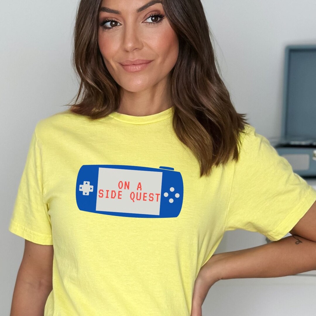 Retro Gaming ADHD Side Quest T-shirt - Etsy
