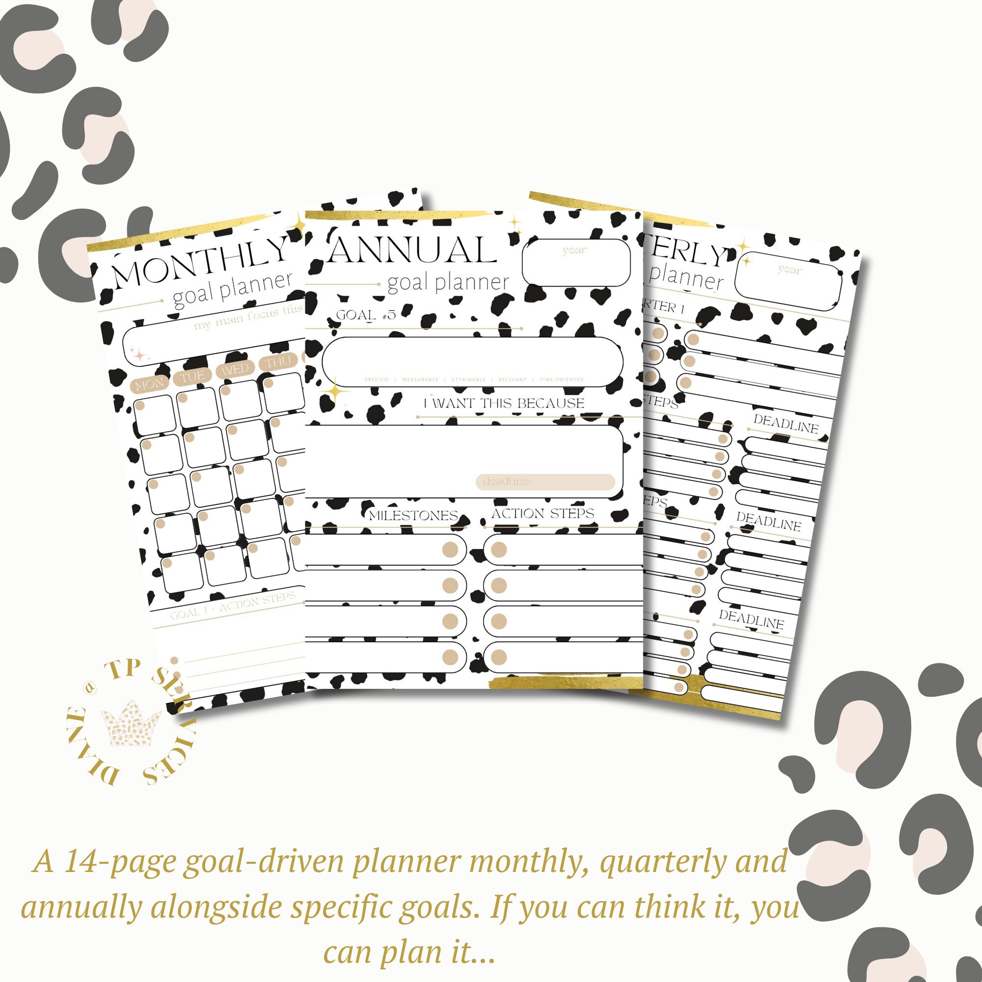 Goal Planner: Your Guide to Achieving Your Dreams. - Etsy