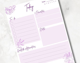 Purple Teacher Lesson Plan - Etsy