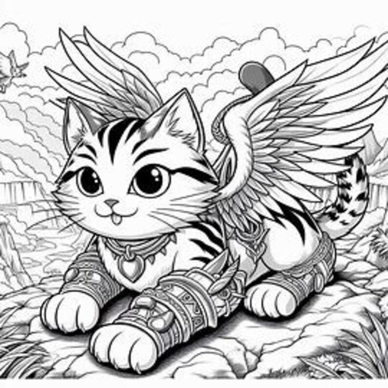 111 the Battle Cats Coloring Pages for Kids - Etsy UK