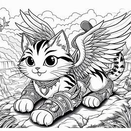 111 the Battle Cats Coloring Pages for Kids - Etsy