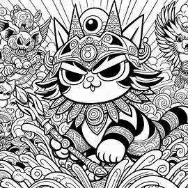 111 the Battle Cats Coloring Pages for Kids - Etsy UK